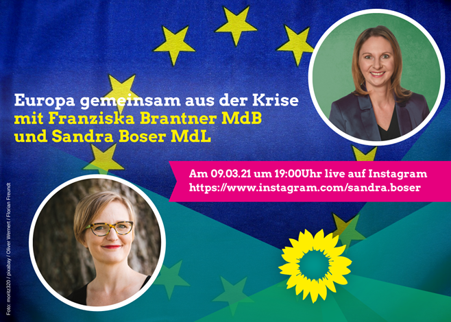 „Europa gemeinsam aus der Krise“ mit Dr. Franziska Brantner MdB und ...